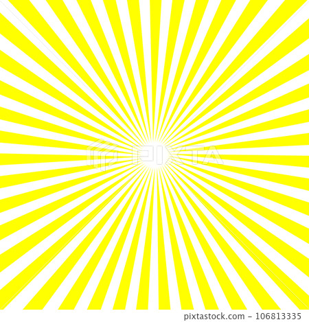 Cute yellow radiation concentrated line 1:1 square - Stock Illustration ...