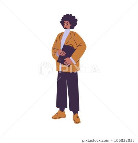 Litigation with Woman Lawyer Character in... - Stock Illustration ...