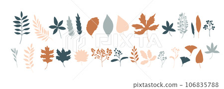 Autumn botanical vector illustration. Autumn... - Stock Illustration ...