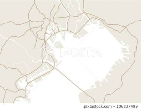 Tokyo Metropolitan Expressway Route Map... - Stock Illustration ...