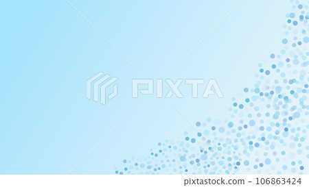 Vector background image of blue dot pattern frame - Stock Illustration ...