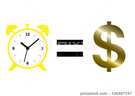 Time is money. An illustration that represents... - Stock Illustration ...