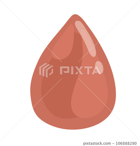 Cute happy healthy smiling blood cartoon... - Stock Illustration ...