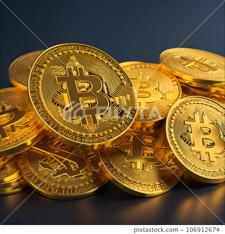 Digital Currency Revolution Bitcoin and... - Stock Illustration ...