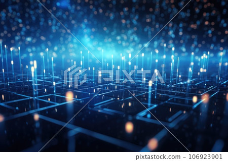 Cloud computing transfer big data on internet.... - Stock Illustration ...