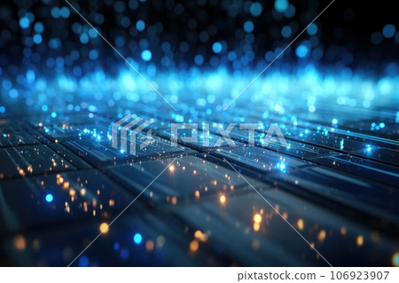 Cloud computing transfer big data on internet.... - Stock Illustration ...