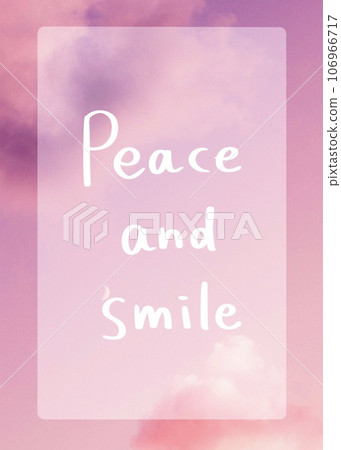 Beautiful sky message design 7 - Stock Illustration [106966717] - PIXTA