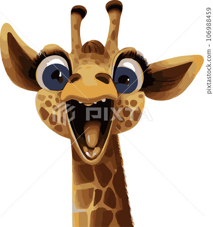 Giraffe Laughing