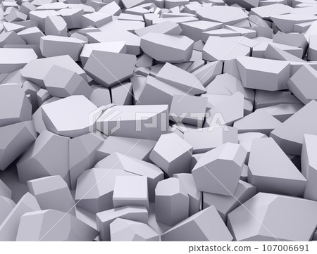 shattered blocks - Stock Illustration [107006691] - PIXTA