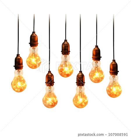 Filament Light Bulb Clip Art Watercolor Hanging Light Bulb Clipart