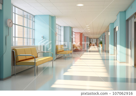 Modern Hospital Corridors