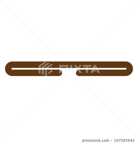 Staple Pin Icon, Stapler Metal Staple Fastener... - Stock Illustration ...
