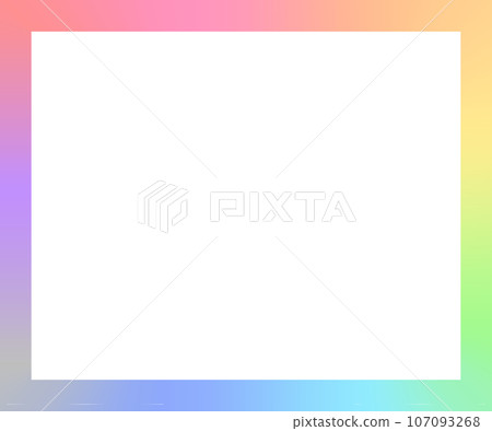 10-color bright gradation frame - Colorful... - Stock Illustration ...