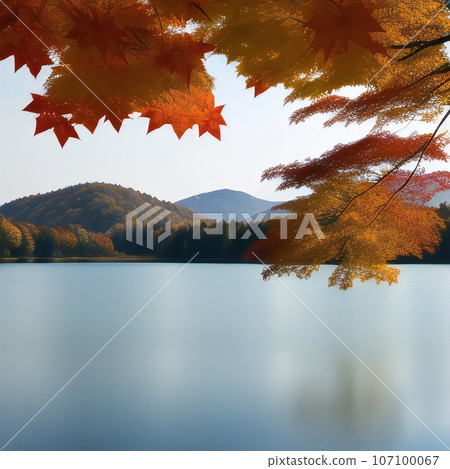 I drew maple leaves with autumn leaves... - Stock Illustration ...