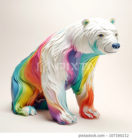 Rainbow Polar Bear