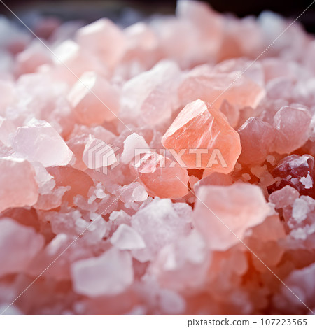 background pink Himalayan salt. large salt... - Stock Illustration ...