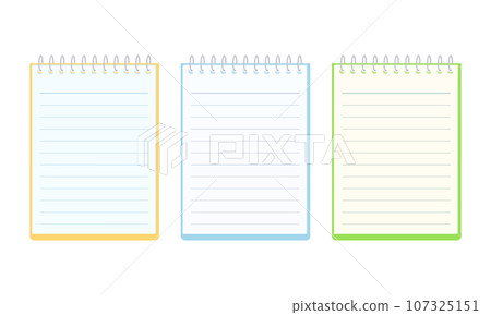Illustration of notepad - Stock Illustration [107325151] - PIXTA