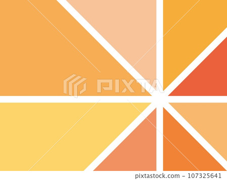 Geometric pattern warm colors - Stock Illustration [107325641] - PIXTA