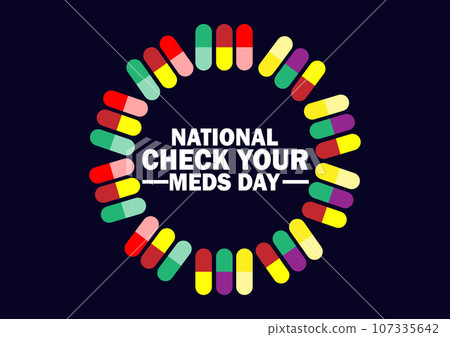 National Check Your Meds Day-插圖素材 [107335642] - PIXTA圖庫