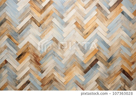 Fishbone floor style design oil painting/Autumn... - Stock Illustration ...
