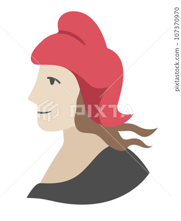 Vector Marianne icon. Traditional French symbol... - Stock Illustration ...