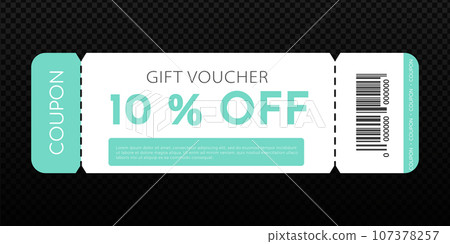 Coupon 10 percent off.Promotion sale. Coupon... - Stock Illustration ...