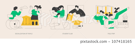 School environment abstract concept vector... - Stock Illustration ...