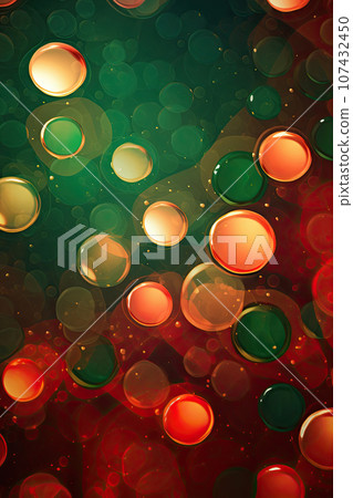 Abstract Christmas background with bubbles.... - Stock Illustration ...