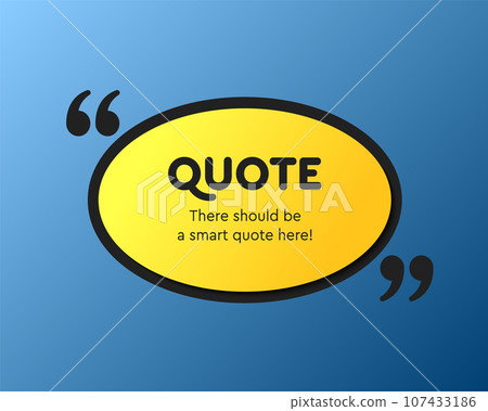Quote frame blank, text quote boxes, message-插圖素材 [107433186] - PIXTA圖庫
