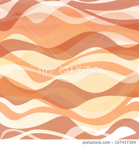Abstract autumnal wavy seamless pattern. Season... - Stock Illustration ...