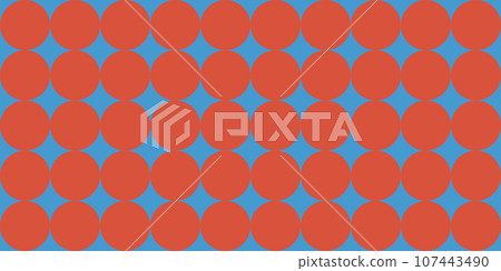 Red and blue colors geometric seamless pattern...-插圖素材 [107443490 ...