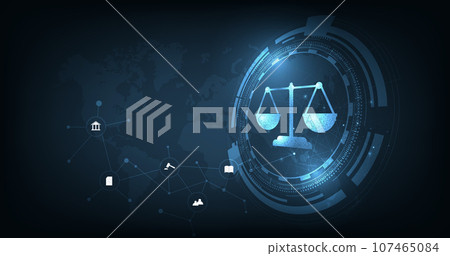 Internet law on a Dark Blue background. - Stock Illustration [107465084 ...