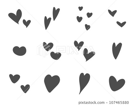 Cute Hand Drawn Heart Clipart
