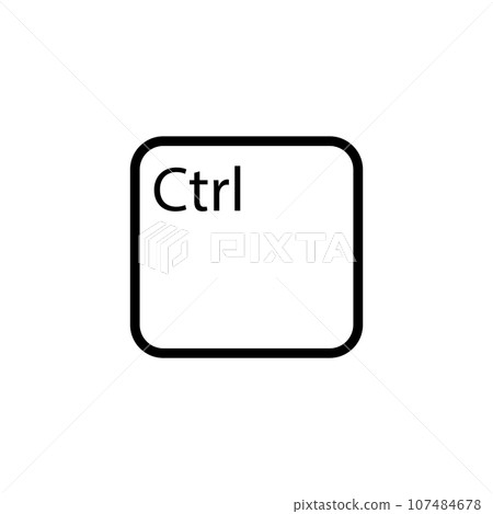 ctrl key icon vector-插圖素材 [107484678] - PIXTA圖庫