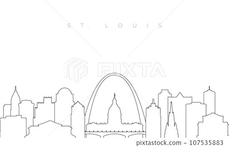 St Louis Skyline Clip Art Amazon.com: Saint Louis Cityscape, St Louis