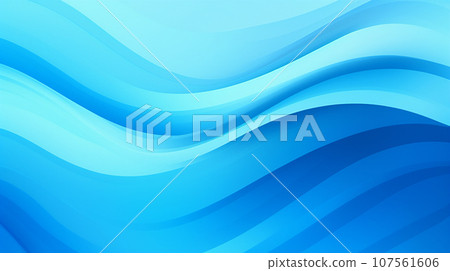 Abstract texture of blue curves - Stock Illustration [107561606] - PIXTA