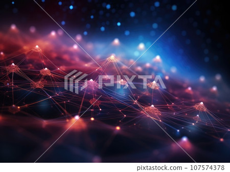 quantum abstract technology background.... - Stock Illustration ...
