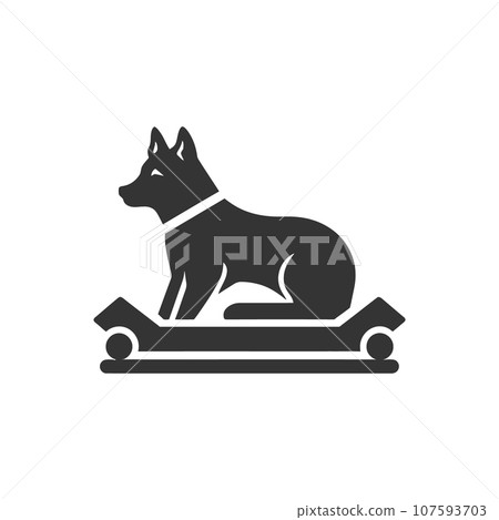 Dog sled icon - Stock Illustration [107593703] - PIXTA