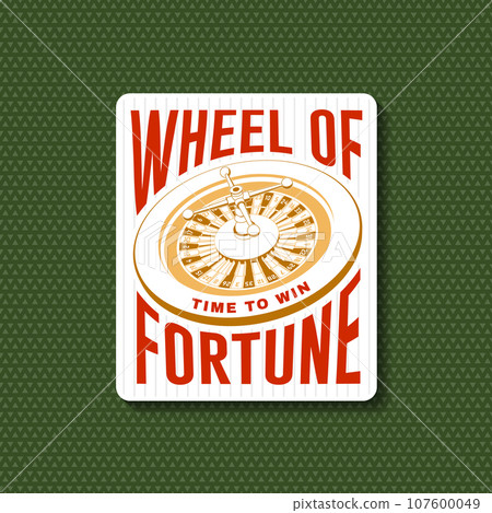 Wheel of fortune print, sticker, logo, badge... - Stock Illustration ...