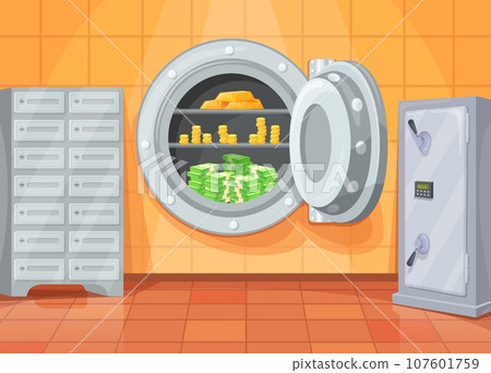 Bank Safe Room Bank Vault Inside: Over 1,891 Royalty Free Licensable