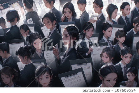 Japanese office worker - Stock Illustration [107609554] - PIXTA