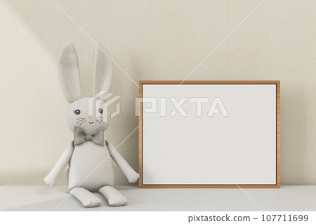 Horizontal frame, table decor. Child room.... - Stock Illustration ...