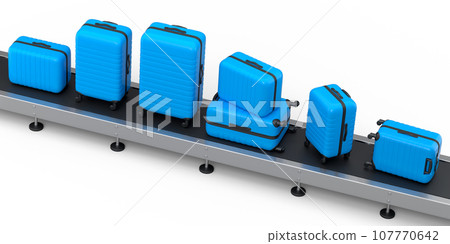Airport luggage conveyor belt or manufacture... - Stock Illustration ...