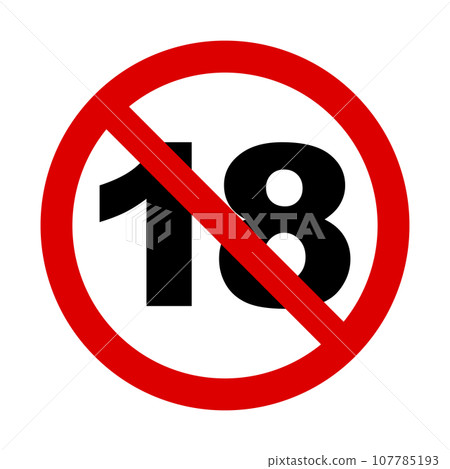 Age Restriction Logo Age Restriction Generic Color Lineal Color Icon