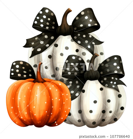 Polka Dot Pumpkin Clipart Amazon.com: Halloween Polka Dot Pumpkin Wall