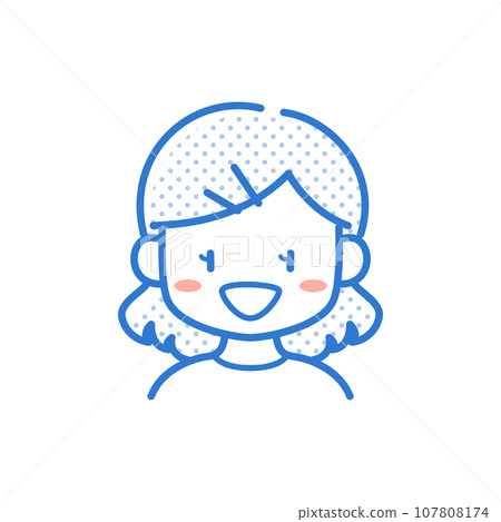 cute simple girl - Stock Illustration [107808174] - PIXTA
