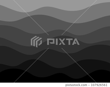 Black gradation wave stylish background - Stock Illustration [107926561 ...