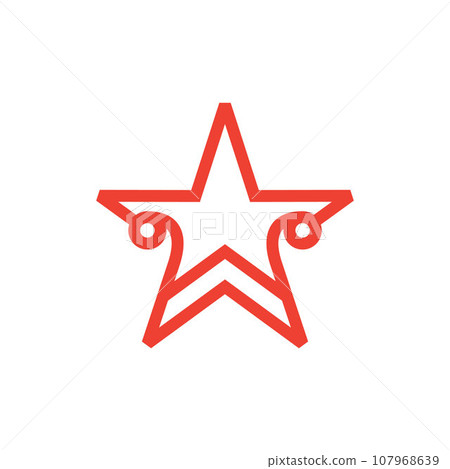 Star line modern creative simple logo-插圖素材 [107968639] - PIXTA圖庫