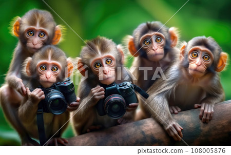 Little Monkeys Memes FUNNY BABY MONKEY REFRIGERATOR GLOSSY MAGNET MAN