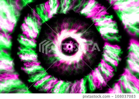 Ring Circle Cyber Ring Pattern Digital... - Stock Illustration ...